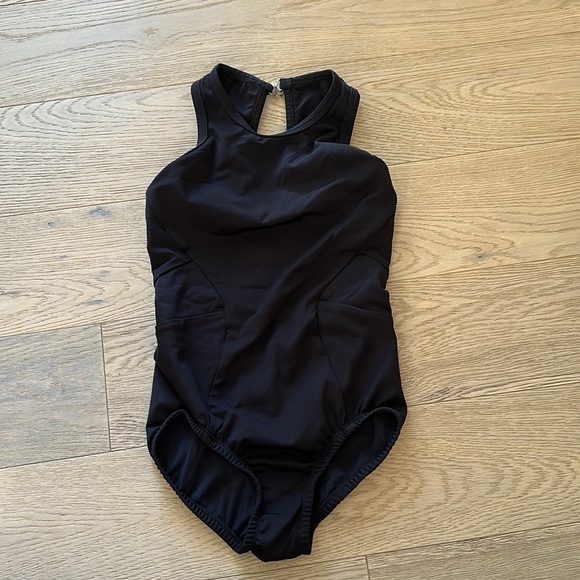 zarely | Other | Zarely Dancewear Ana Black Leotard Size Cs Like New ...